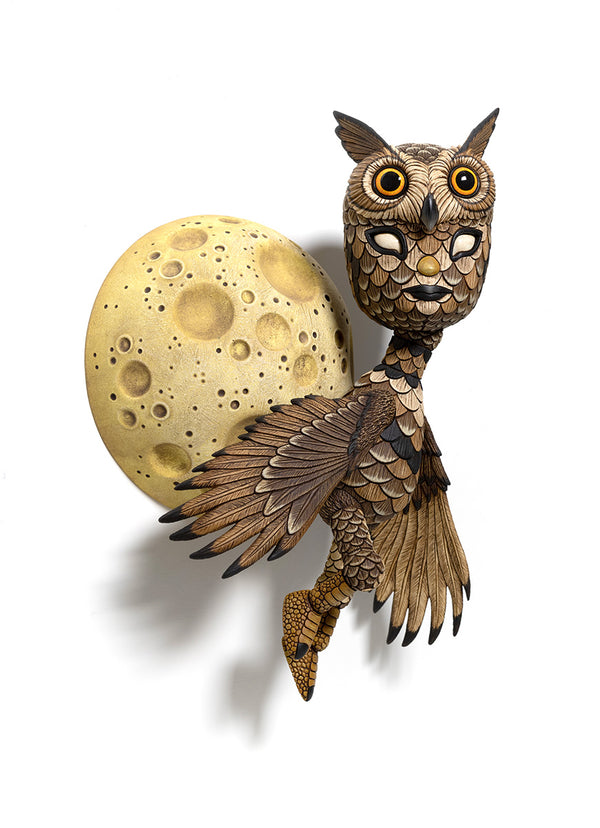 Calvin Ma - Sleepless - Original ceramic sculpture - Modern Eden Gallery