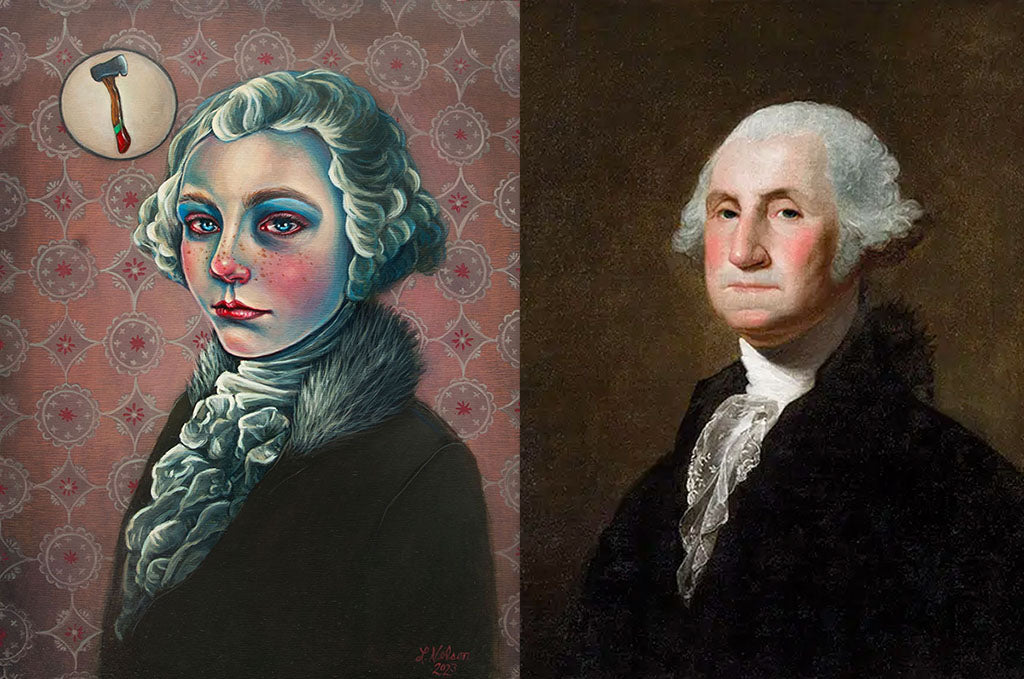 Young George Washington Portrait