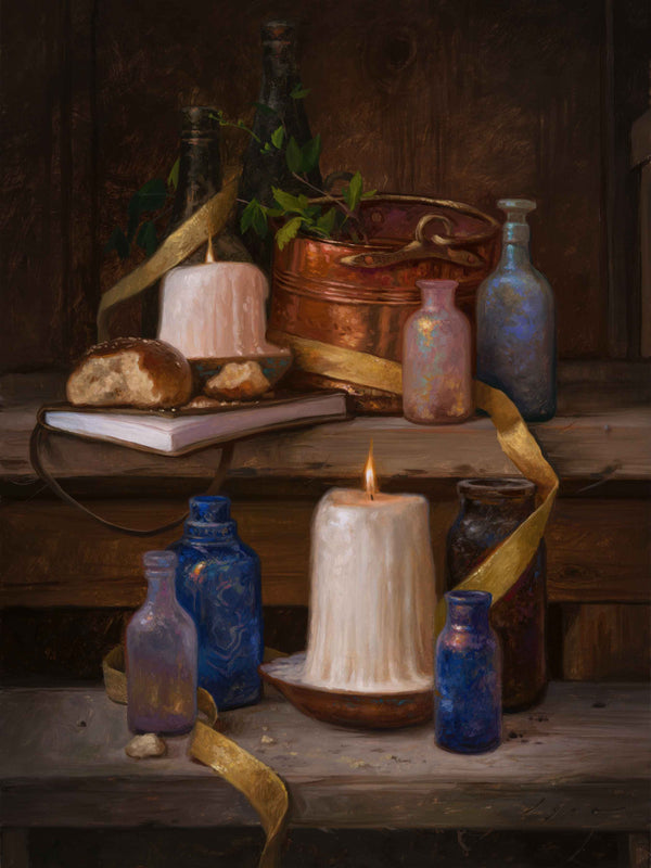Howard Lyon - Mixed media painting - An Unexpected Journey - Modern ...