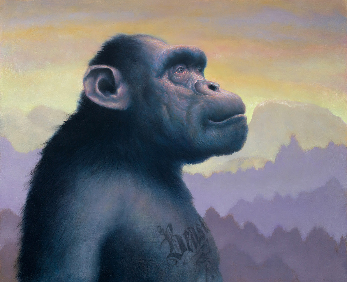 Chris Leib - Beast - Original Oil Painting - Modern Eden Gallery
