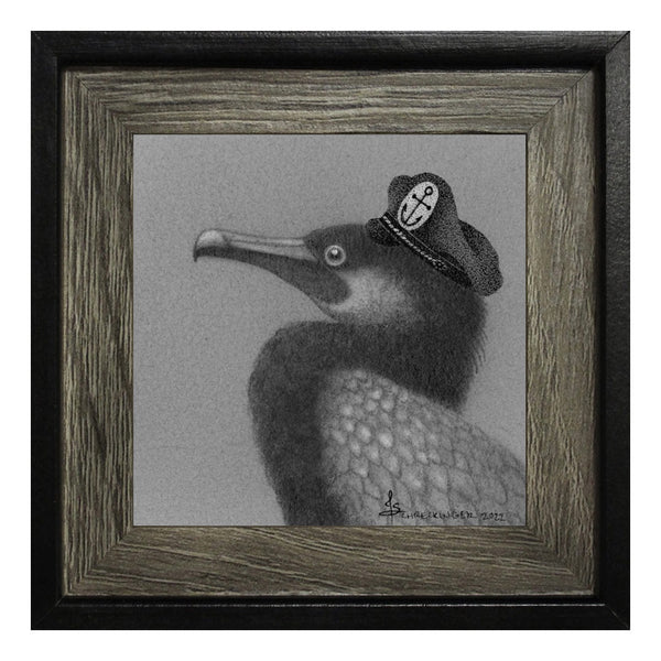 Juliet Schreckinger - Captain Cal - Original Drawing - Modern Eden Gallery