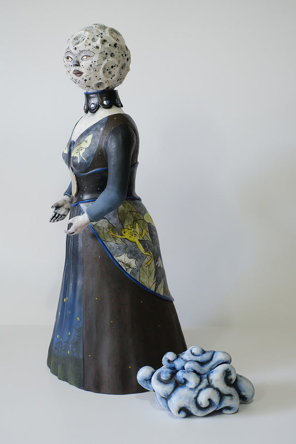 Annette Janelle - Moon Mistress - original sculpture - Modern Eden Gallery
