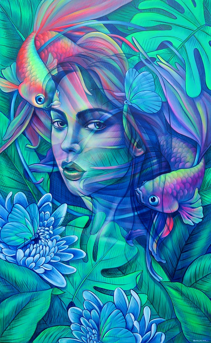 Fiji Mermaid Fine Art Print - Modern Eden Gallery