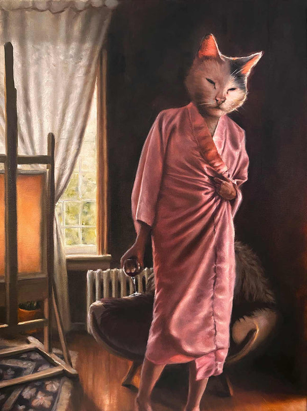 Richard Ahnert - Original Painting - The Artist's Model - Modern Eden ...